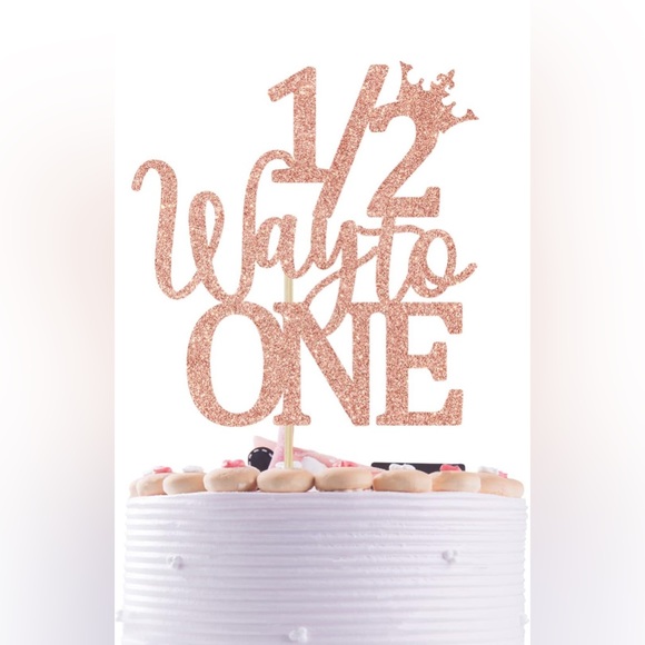Kitchen | Half Birthday Cake Topper | Poshmark